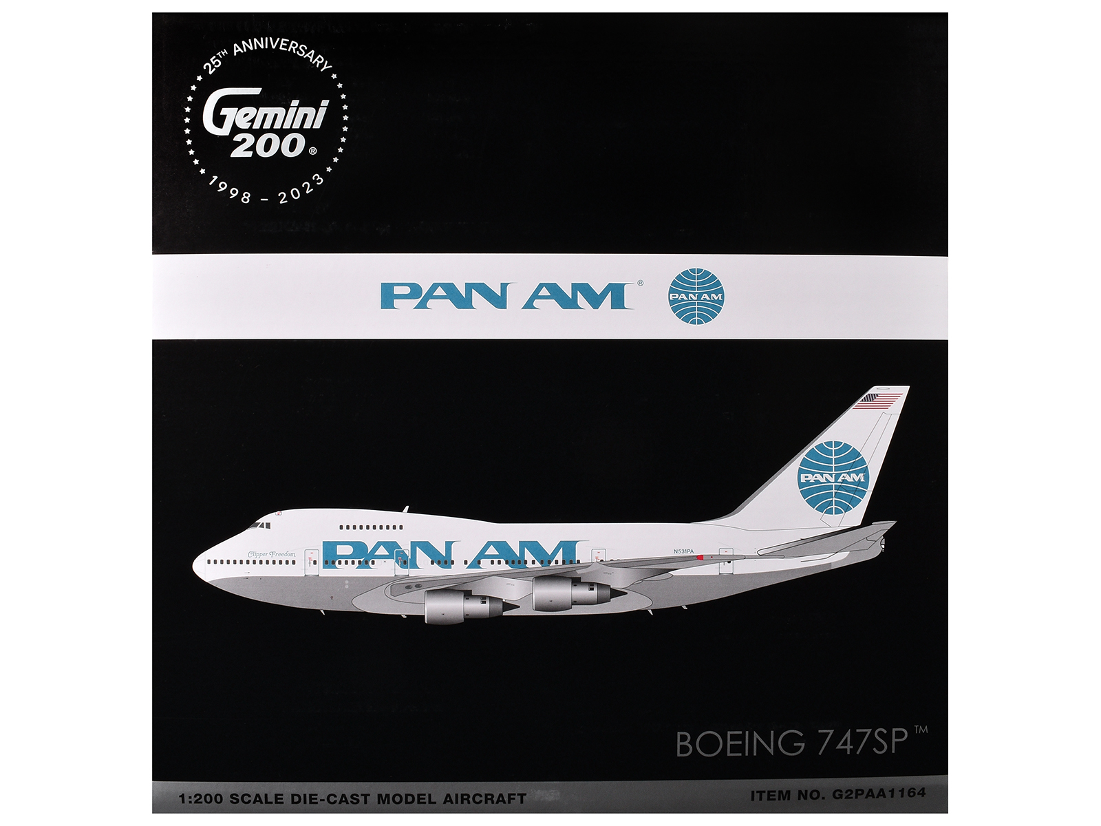 Boeing 747SP Commercial Aircraft "Pan American Airways" (N53